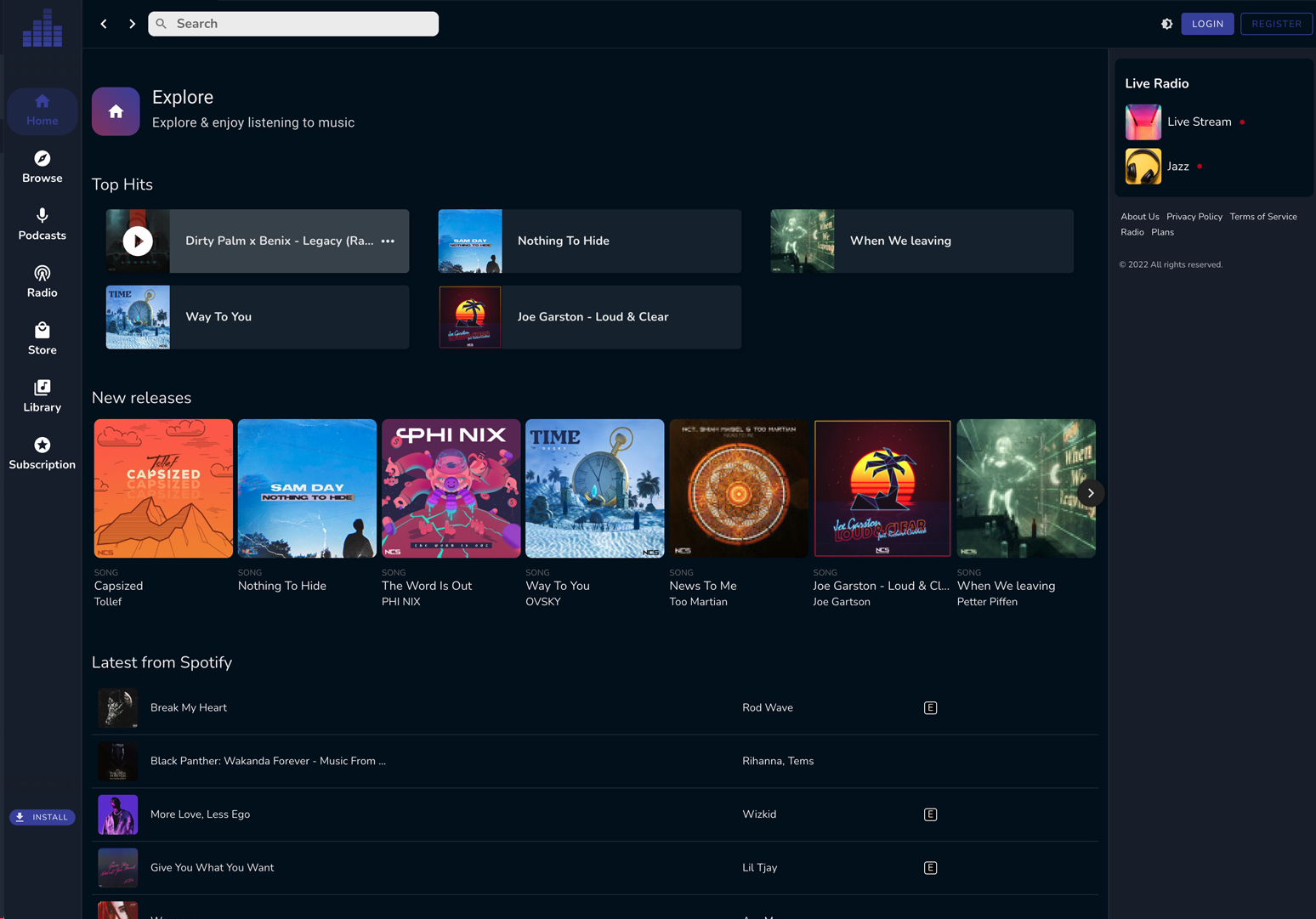 GlobStream Radio – OTW Radio with Ad Management System | OrNsoft - AI ...